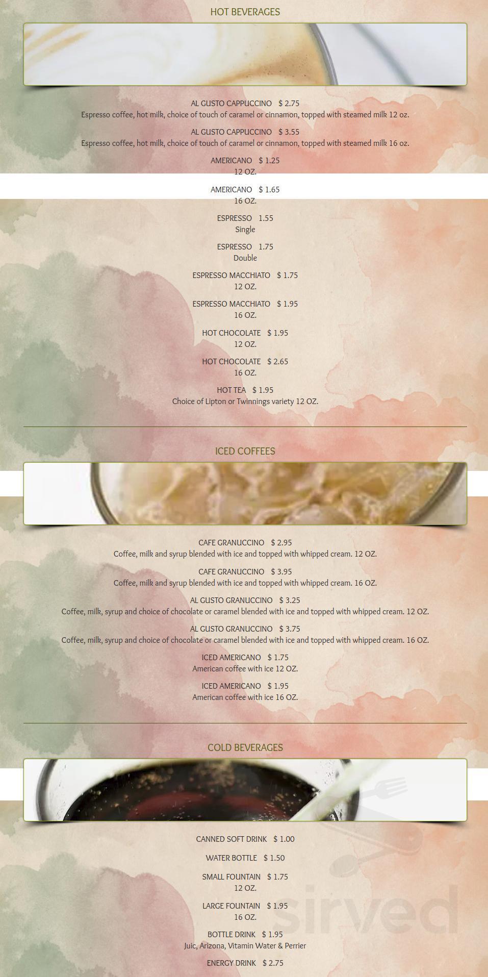 Mondo Cafe menus in Fort Lauderdale, Florida, United States
