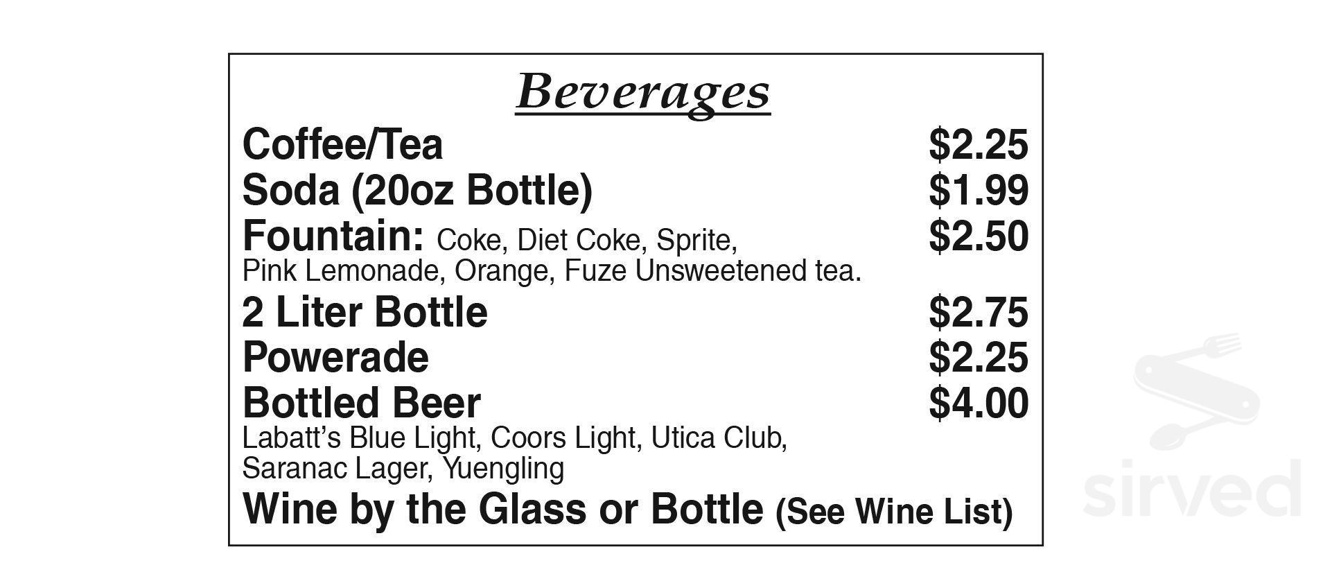 Utica Pizza Company Menu - North Syracuse, New York | Sirved