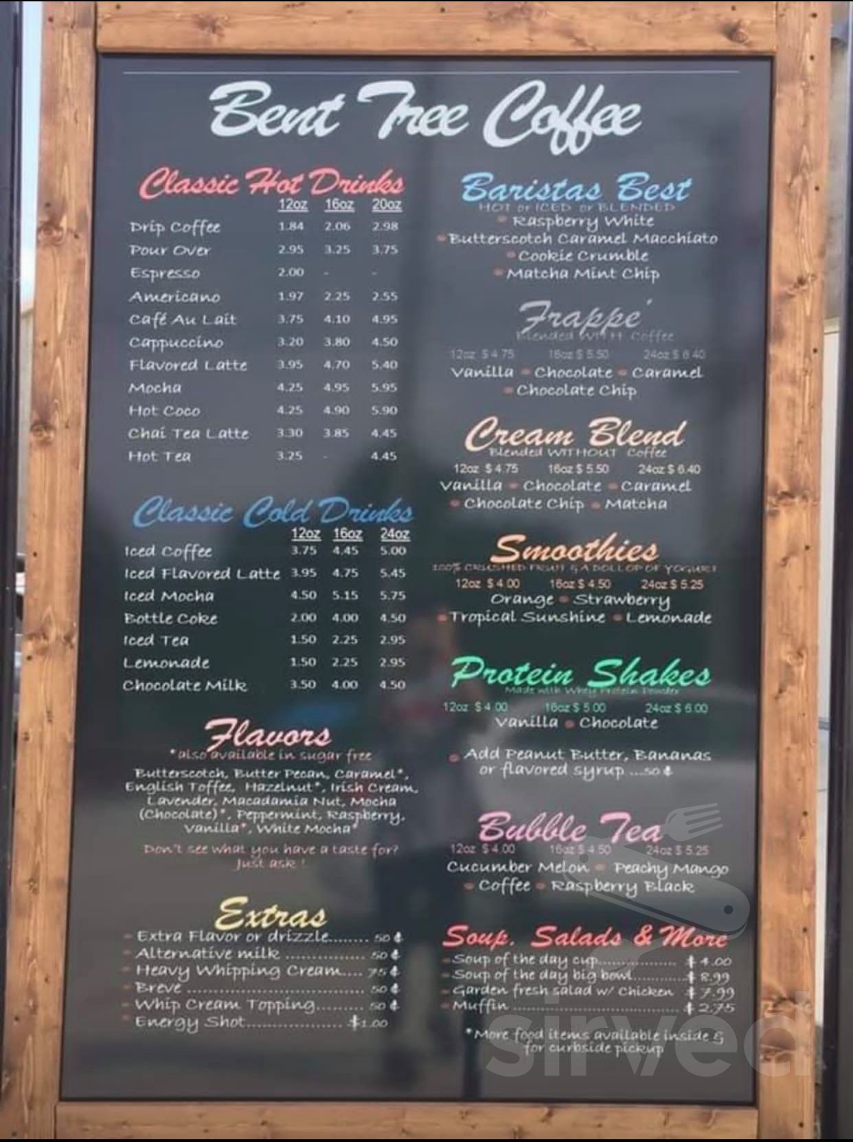 Bent Tree Coffee LLC menu in Senatobia, Mississippi, USA