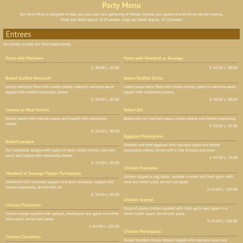 Anna's Restaurant & Pizza menu in East Hartford, Connecticut, USA