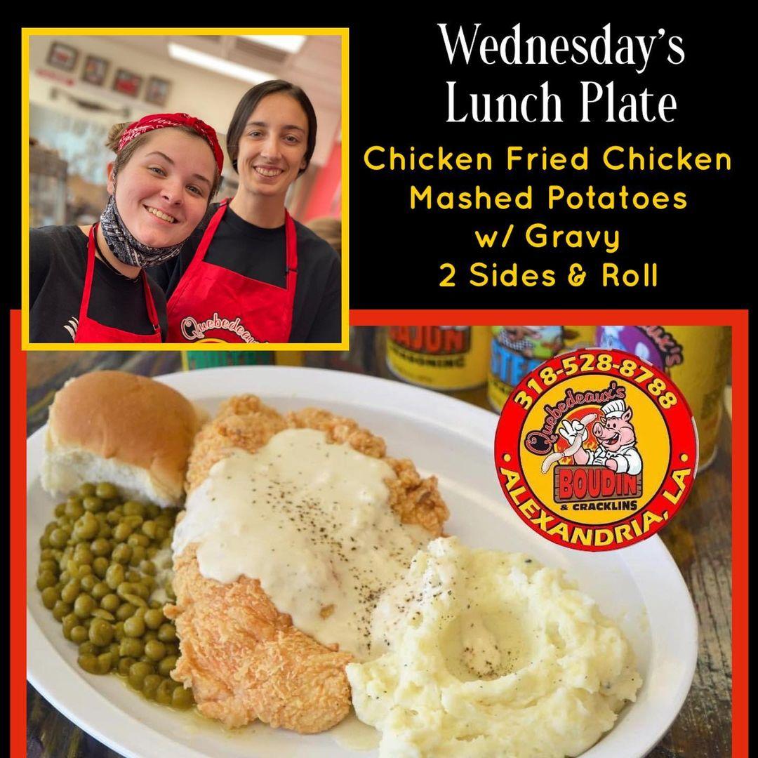 Quebedeaux's Cajun Cafe menu in Pineville, Louisiana, USA