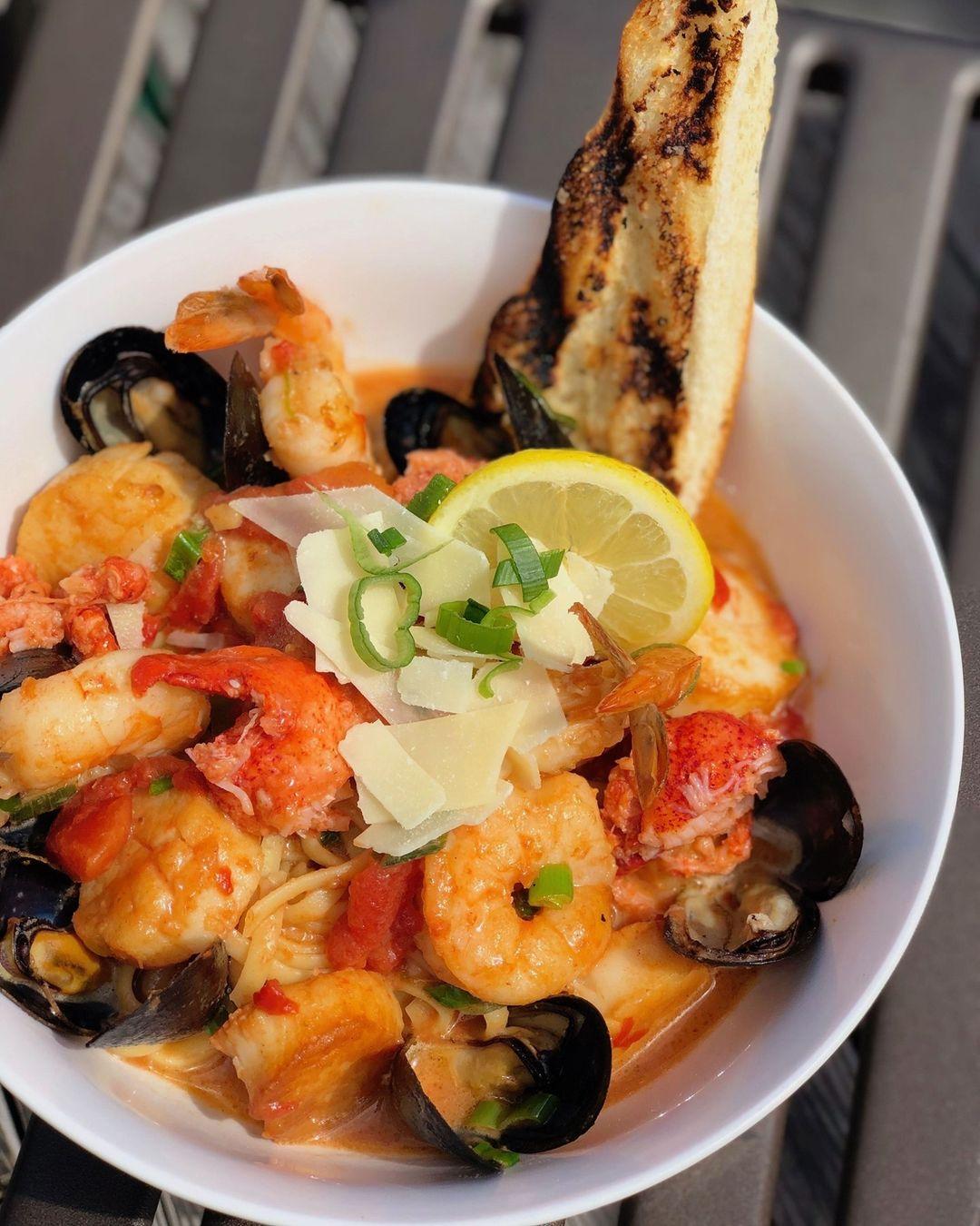 Michael's Harborside menu in Newburyport, Massachusetts, USA