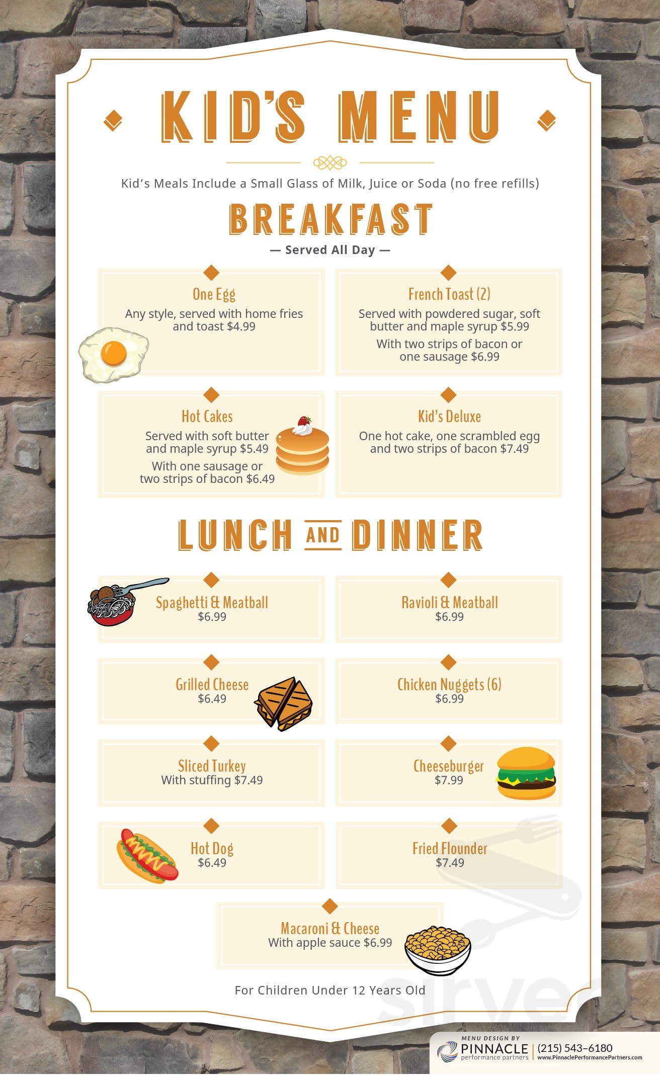 Penrose Diner menu in Philadelphia, Pennsylvania, USA