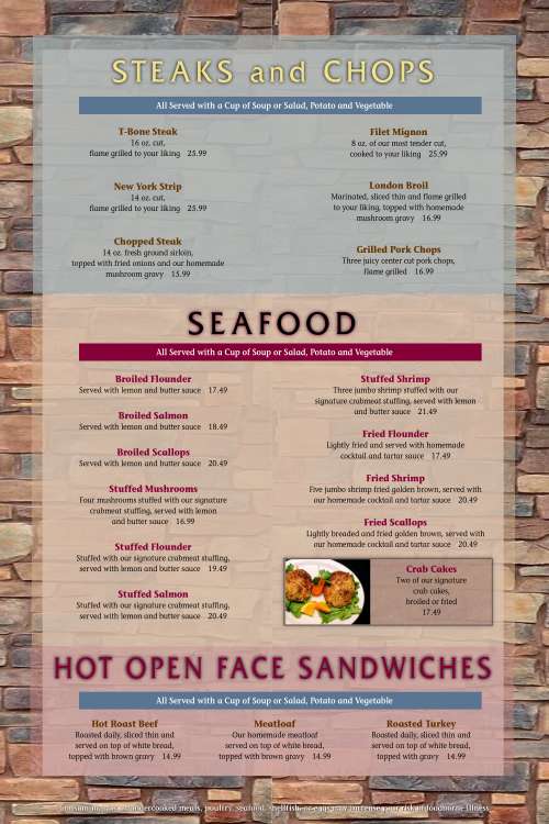 Penrose Diner menu in Philadelphia, Pennsylvania, USA