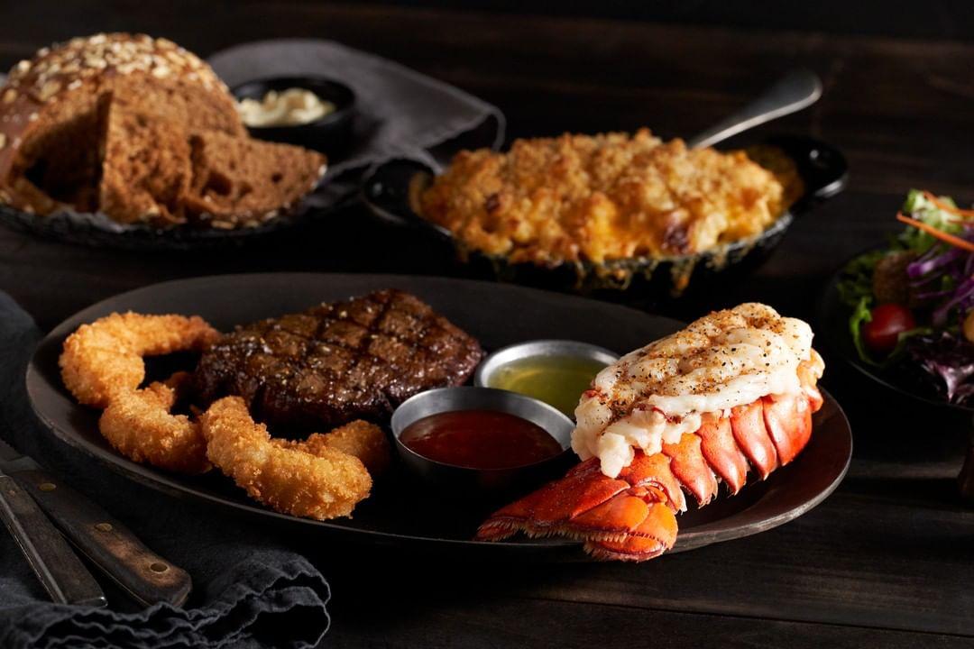 Black Angus Steakhouse menu in Brentwood, California, USA