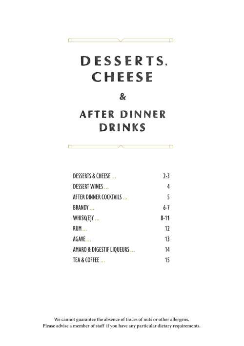 Hawksmoor NYC menu in New York, New York, USA