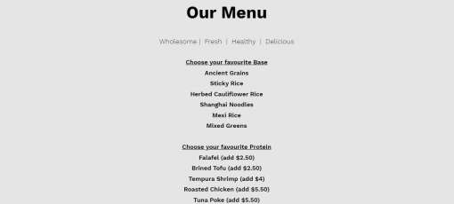 Menu for B'Spoke Kitchen + Market in Barrie, ON | Sirved