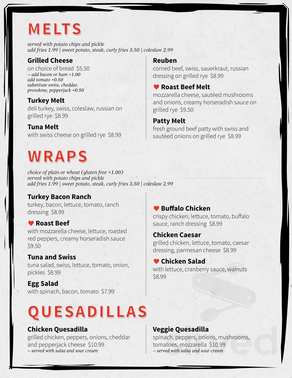 Stewie's menus in Matamoras, Pennsylvania, United States