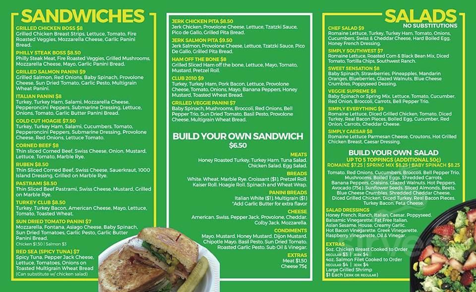 Menu - Chicago IL's Simply Soup Salad & Sandwiches | Sirved