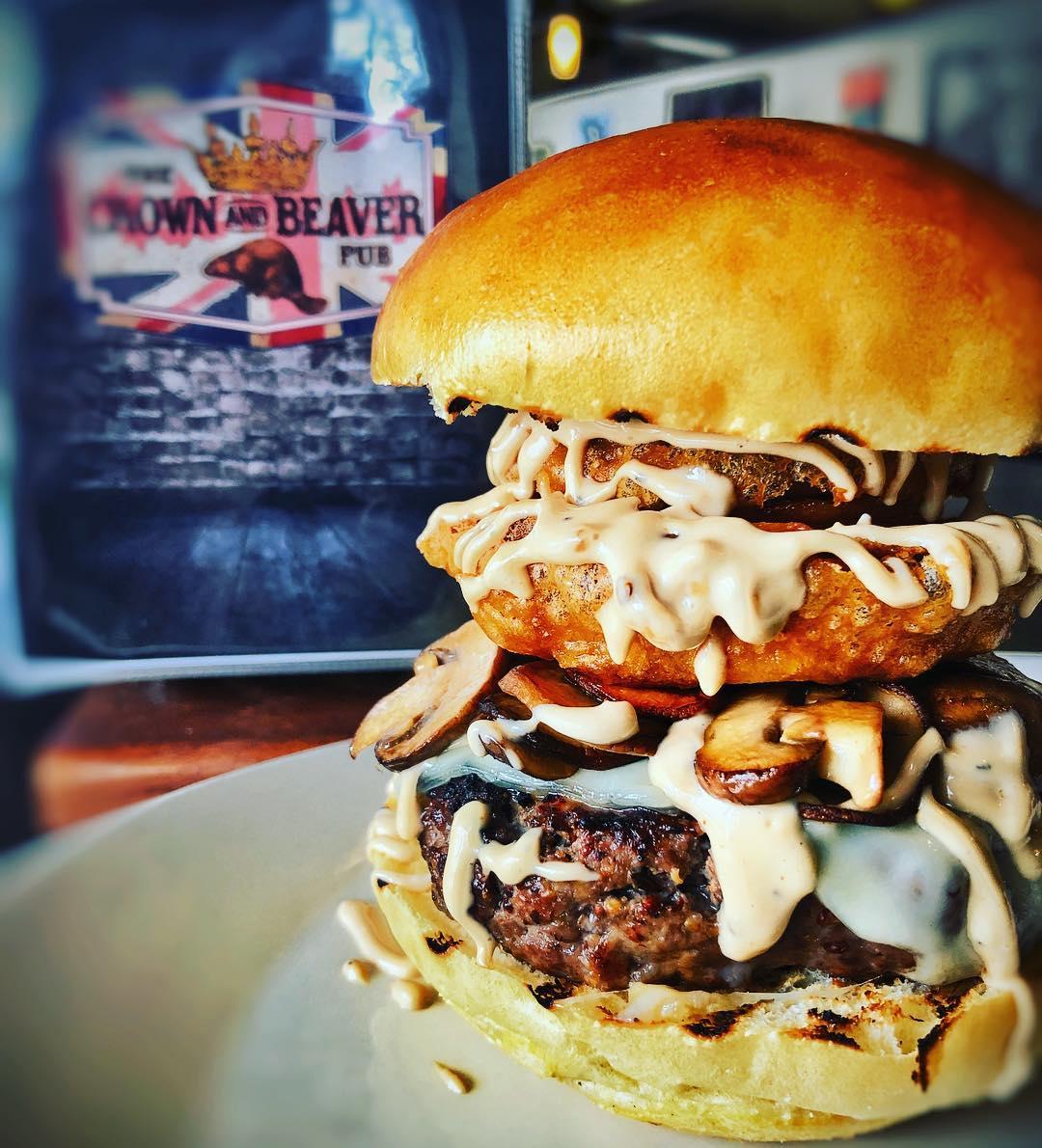 The Crown and Beaver Pub menus in North Bay, Ontario, Canada