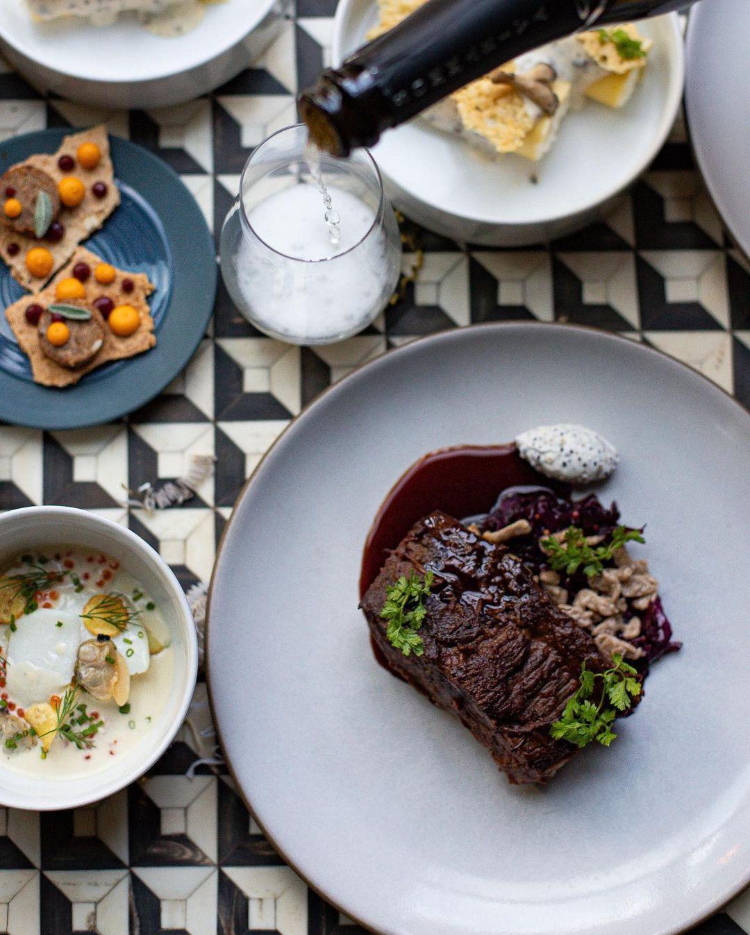 Sepia menus in Chicago, Illinois, United States