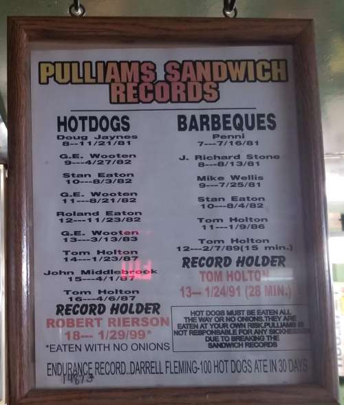 J S Pulliam Barbeque menu in Winston-Salem, North Carolina, USA