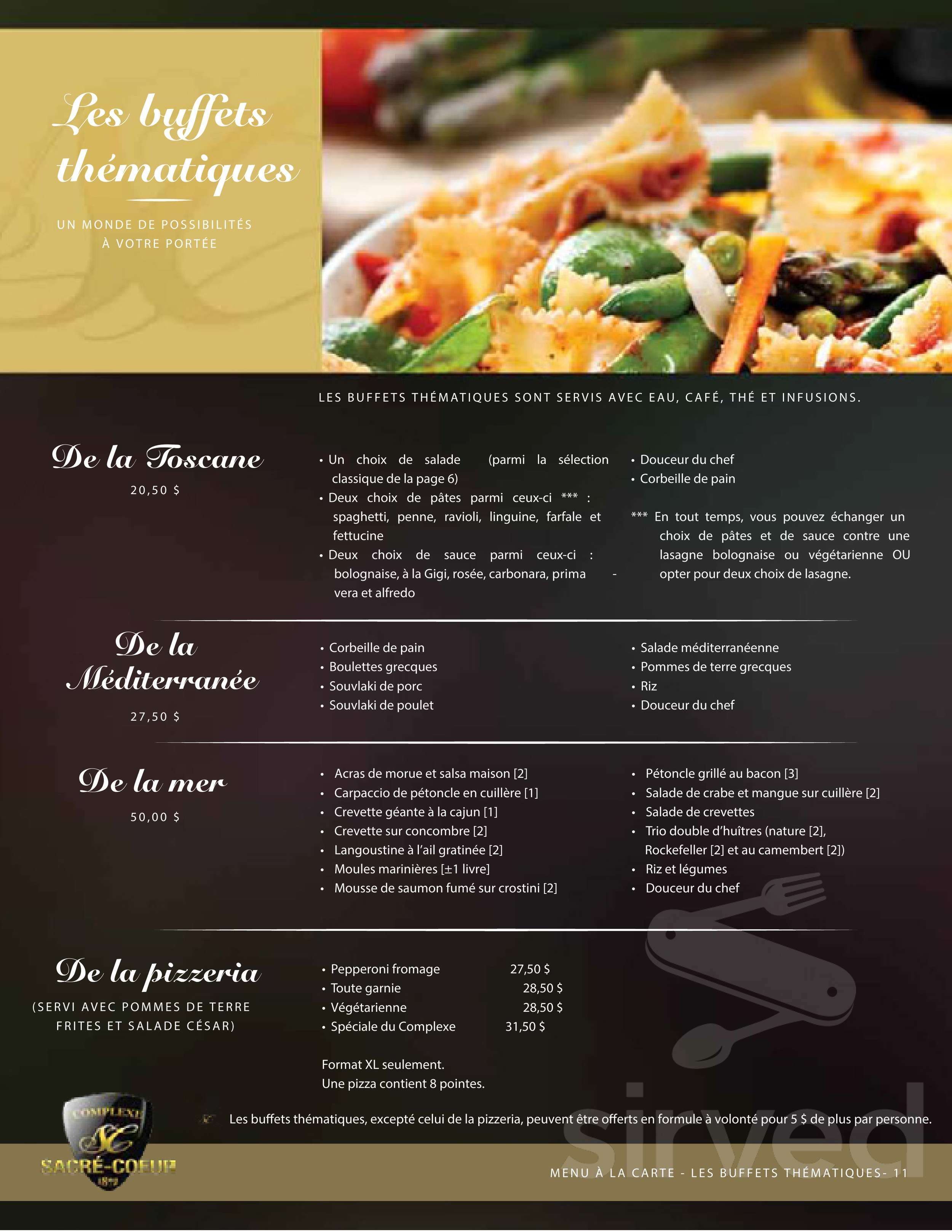 Complexe Sacré-Coeur menu in Victoriaville, Quebec G6P 5W1, Canada