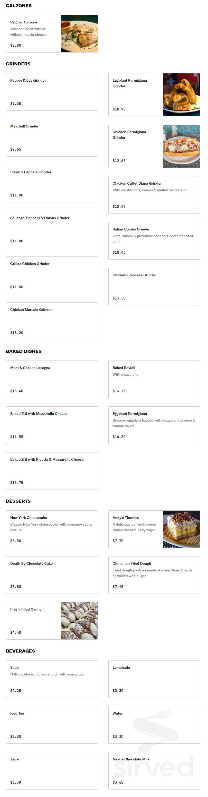 Menu - Fairfield CT's The Post | Sirved