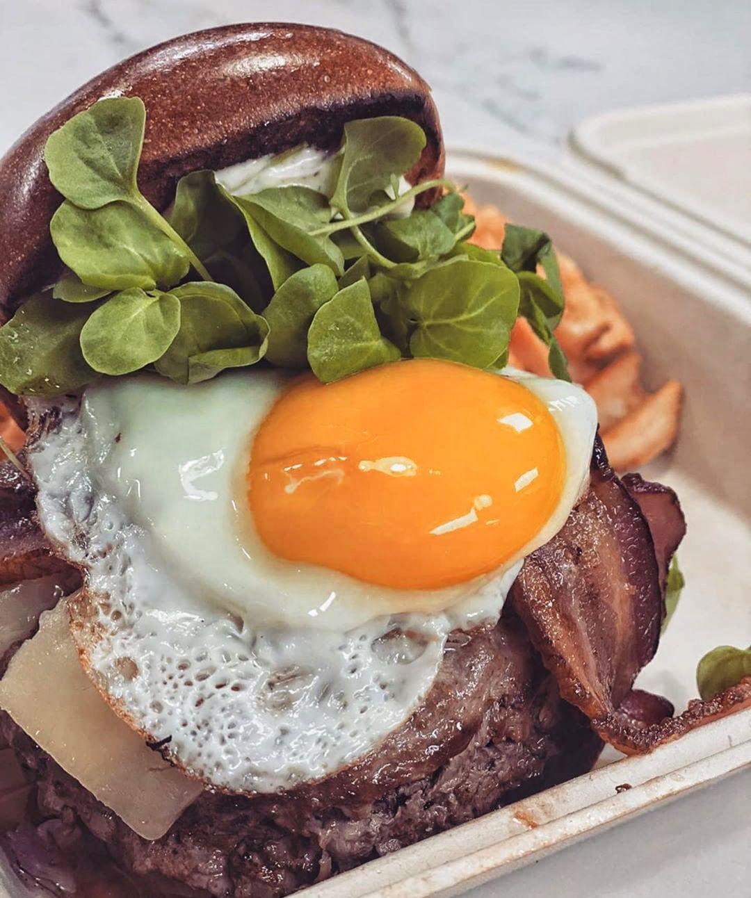 OEB Breakfast Co. menu in West Vancouver, British Columbia, Canada