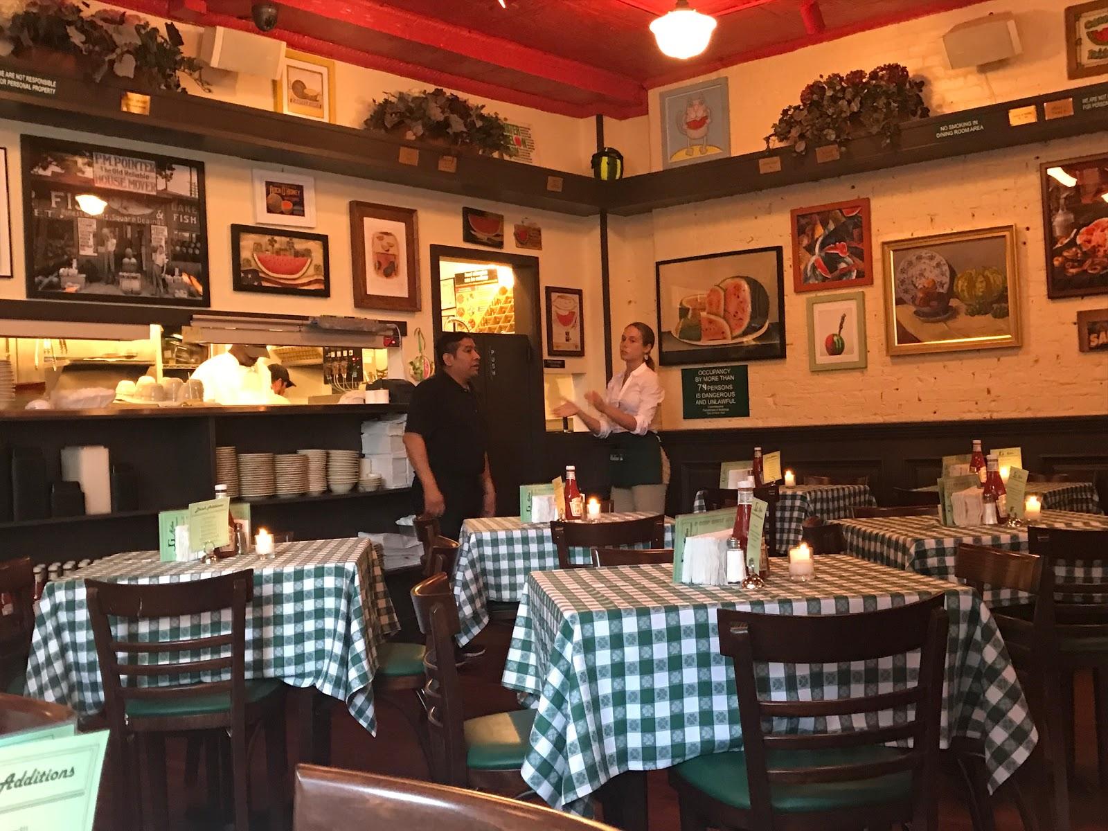 JG Melon menu in New York, New York, USA