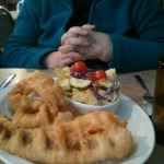 Pat & Hank's Fish & Chips menu in Windsor, Ontario, Canada