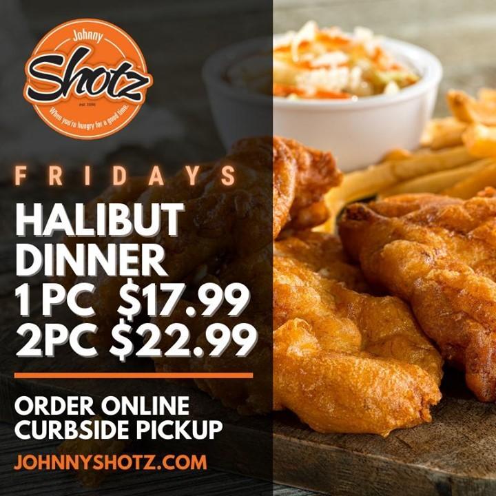 Johnny Shotz menu in Tecumseh, Ontario, Canada