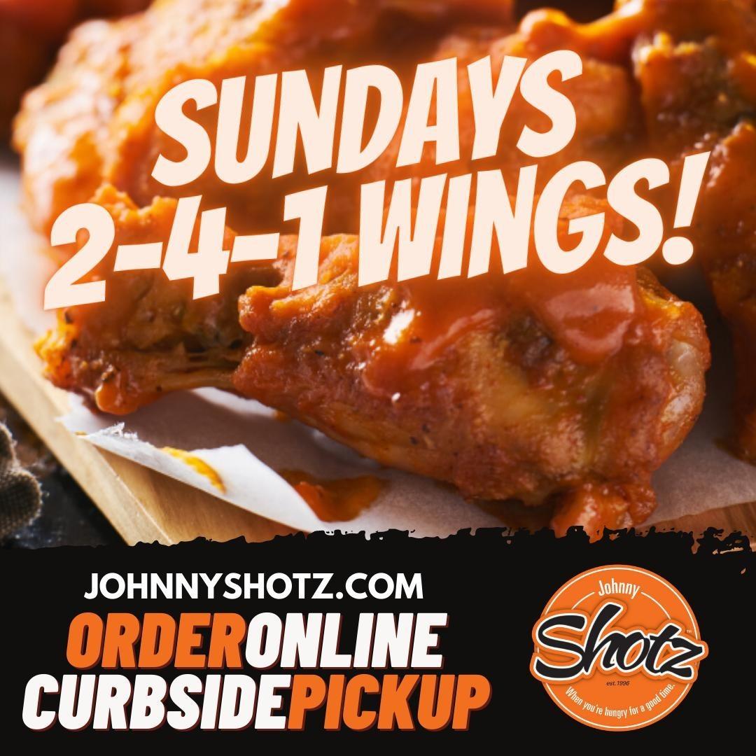 Johnny Shotz menu in Tecumseh, Ontario, Canada