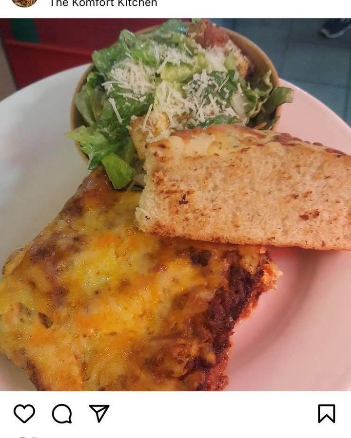 The Komfort Kitchen menu in Brandon, Manitoba, Canada