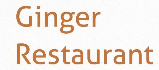 Menu for Ginger Restaurant in Toronto, ON | Sirved