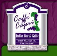 Menu for Caffe Capri Italian Bar & Grille in Boardman, OH | Sirved