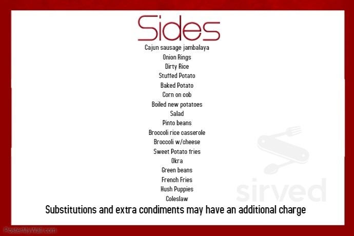 Fisherman's Market & Restaurant menus in Longview, Texas, United States