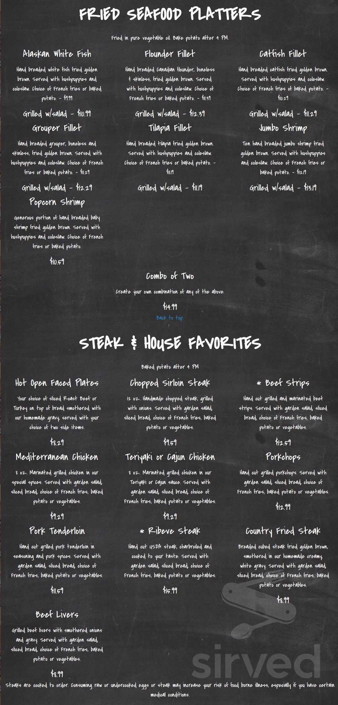 Village Grill menus in Lexington, North Carolina, United States
