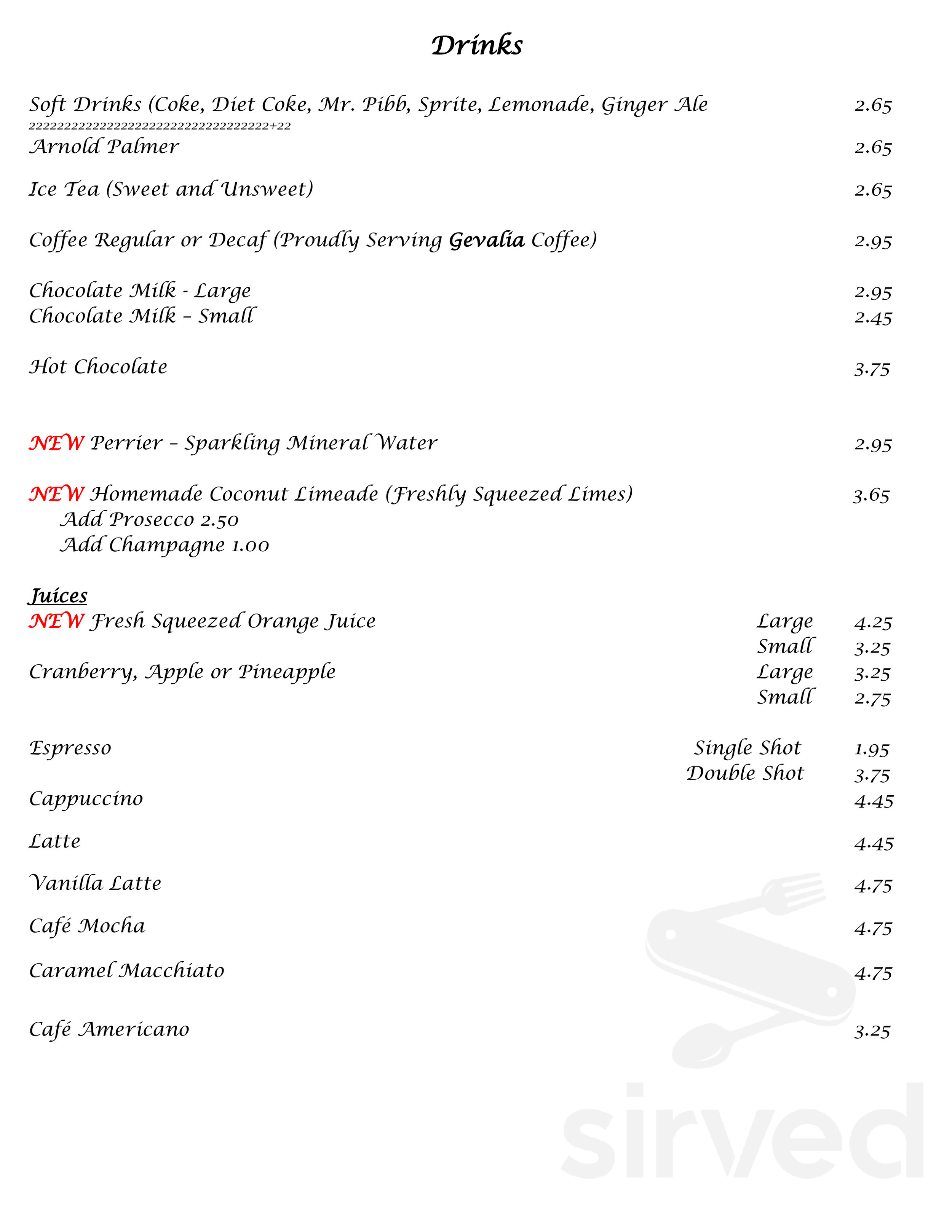 Crepe Creation Cafe Menu - Myrtle Beach, South Carolina | Sirved