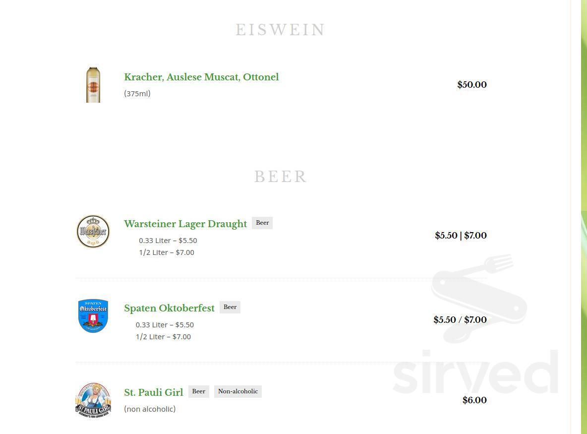 The Watch Factory menus in Cheshire, Connecticut, United States