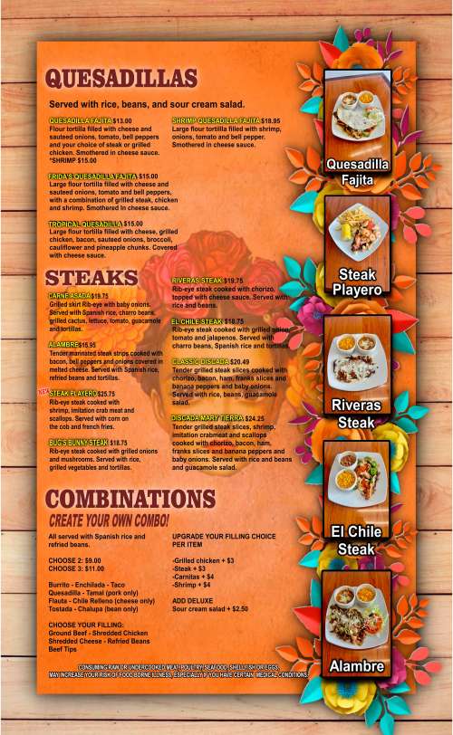 FRIDAS MEXICAN KITCHEN AND BAR menu in Tipp City, Ohio, USA