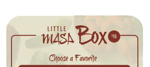 Menu for Little Masa in Tallahassee, FL | Sirved