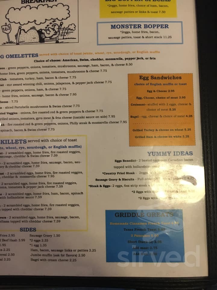 Big Boppers Restaurant menus in Lakeside Marblehead, Ohio, United States