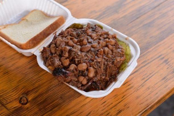 Vitek's BBQ menu in Waco, Texas, USA