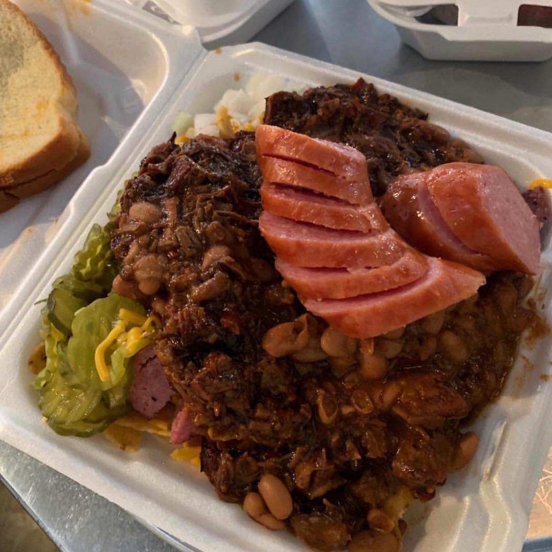 Vitek's BBQ menu in Waco, Texas, USA