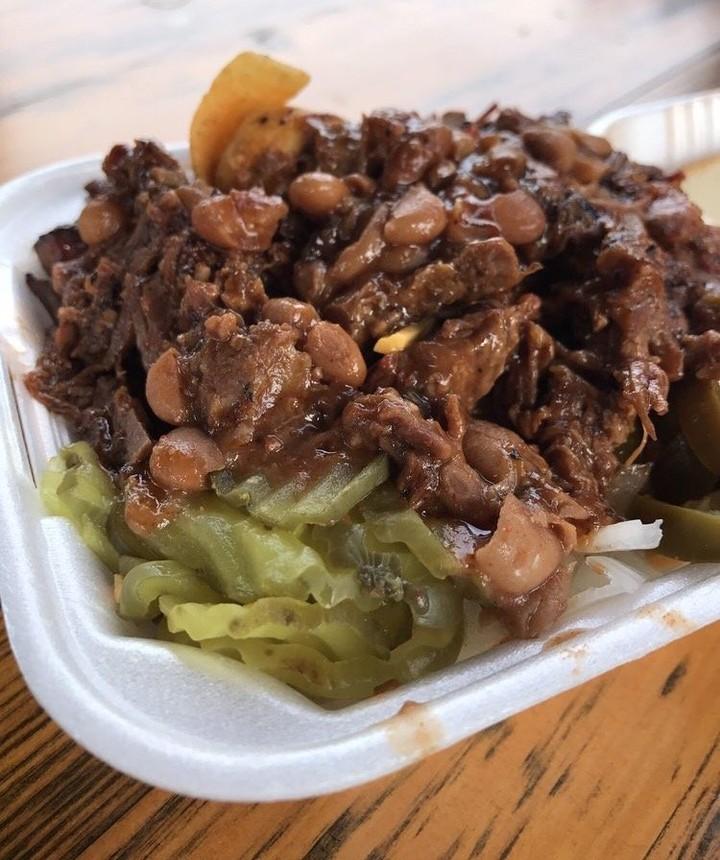 Vitek's BBQ menu in Waco, Texas, USA