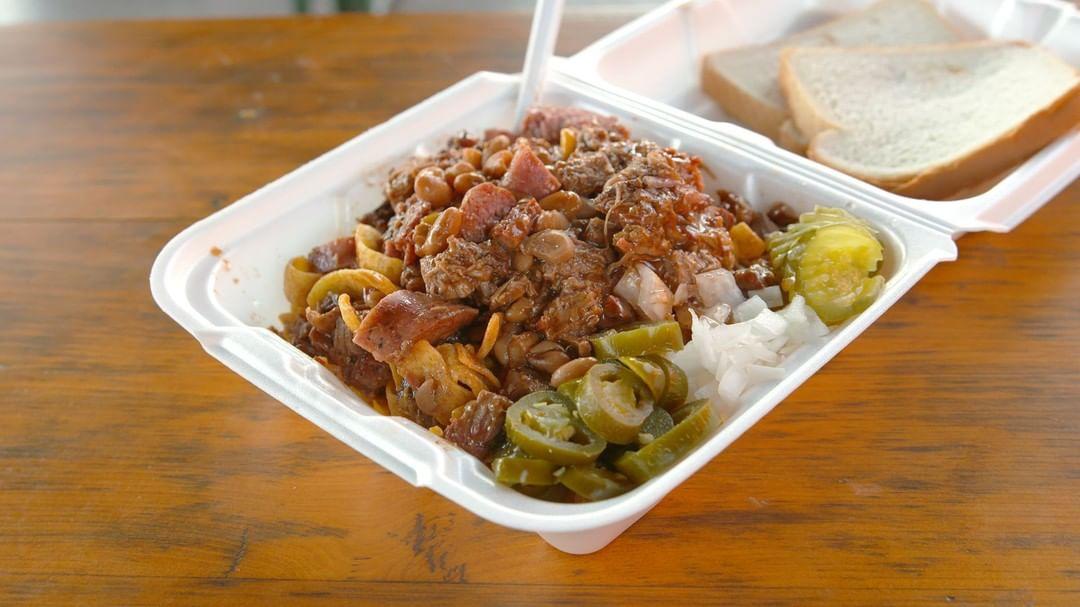 Vitek's BBQ menu in Waco, Texas, USA