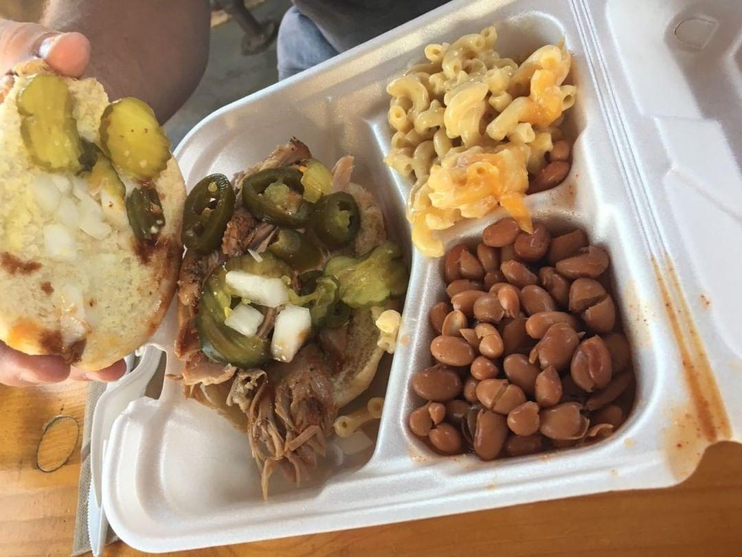 Vitek's BBQ menu in Waco, Texas, USA