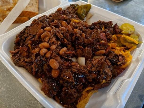 Vitek's BBQ menu in Waco, Texas, USA