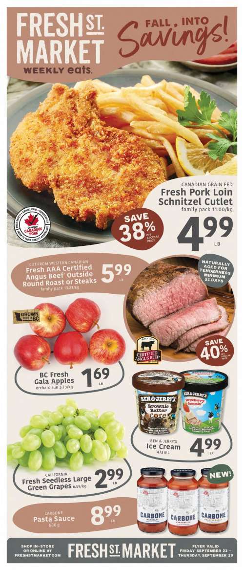 Fresh St. Market - West Vancouver menu in West Vancouver, British ...