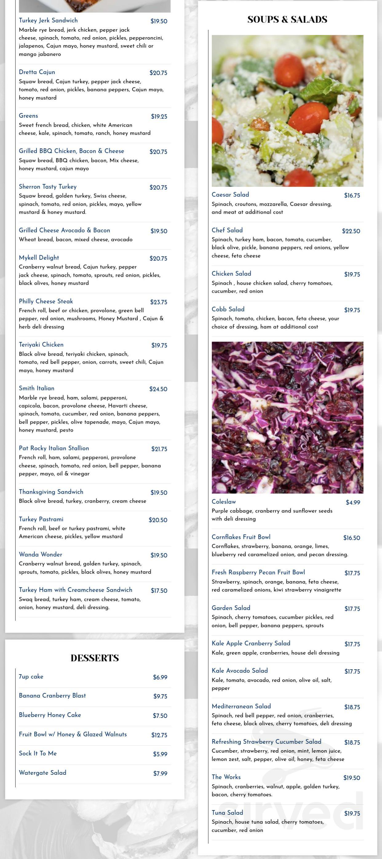 Menu for 2nd Healthy Eatery in Bellflower, CA | Sirved