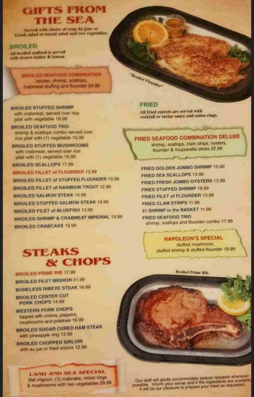 Eagle Diner menu in Pine Hill, New Jersey, USA