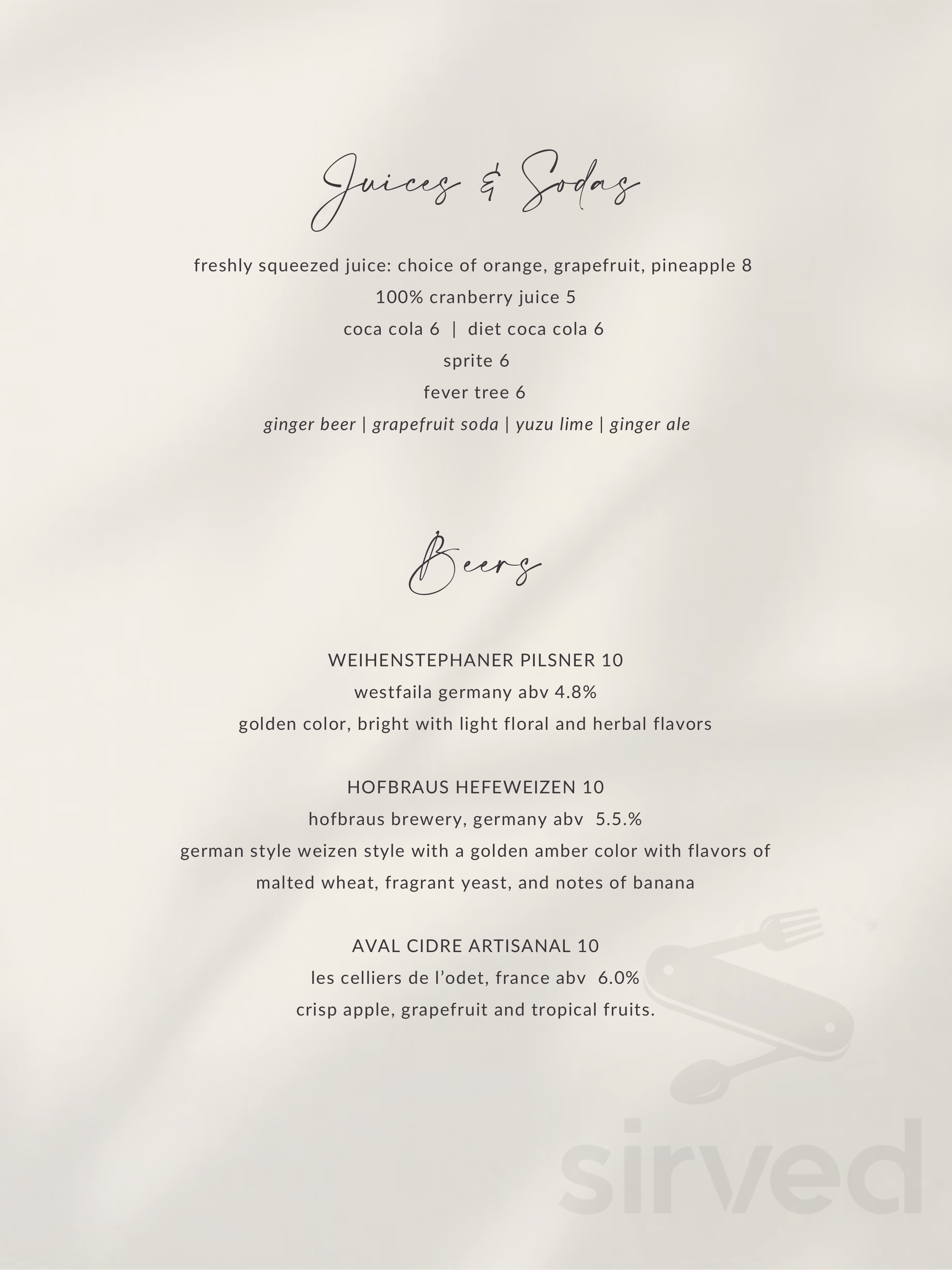 MILA Restaurant, Rooftop Lounge & Mixology Bar menu in Miami Beach ...