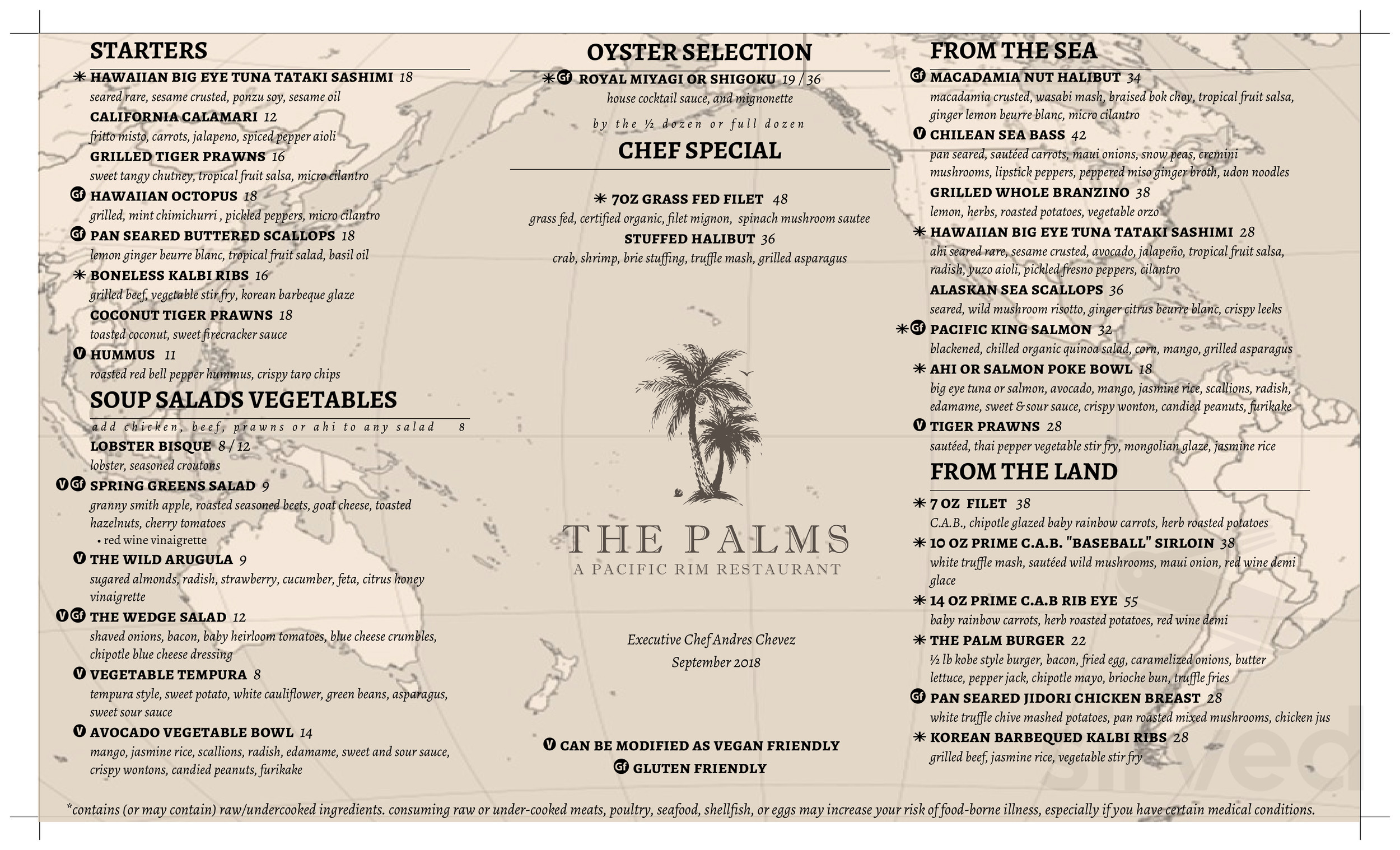 The Palms menus in Los Gatos, California, United States