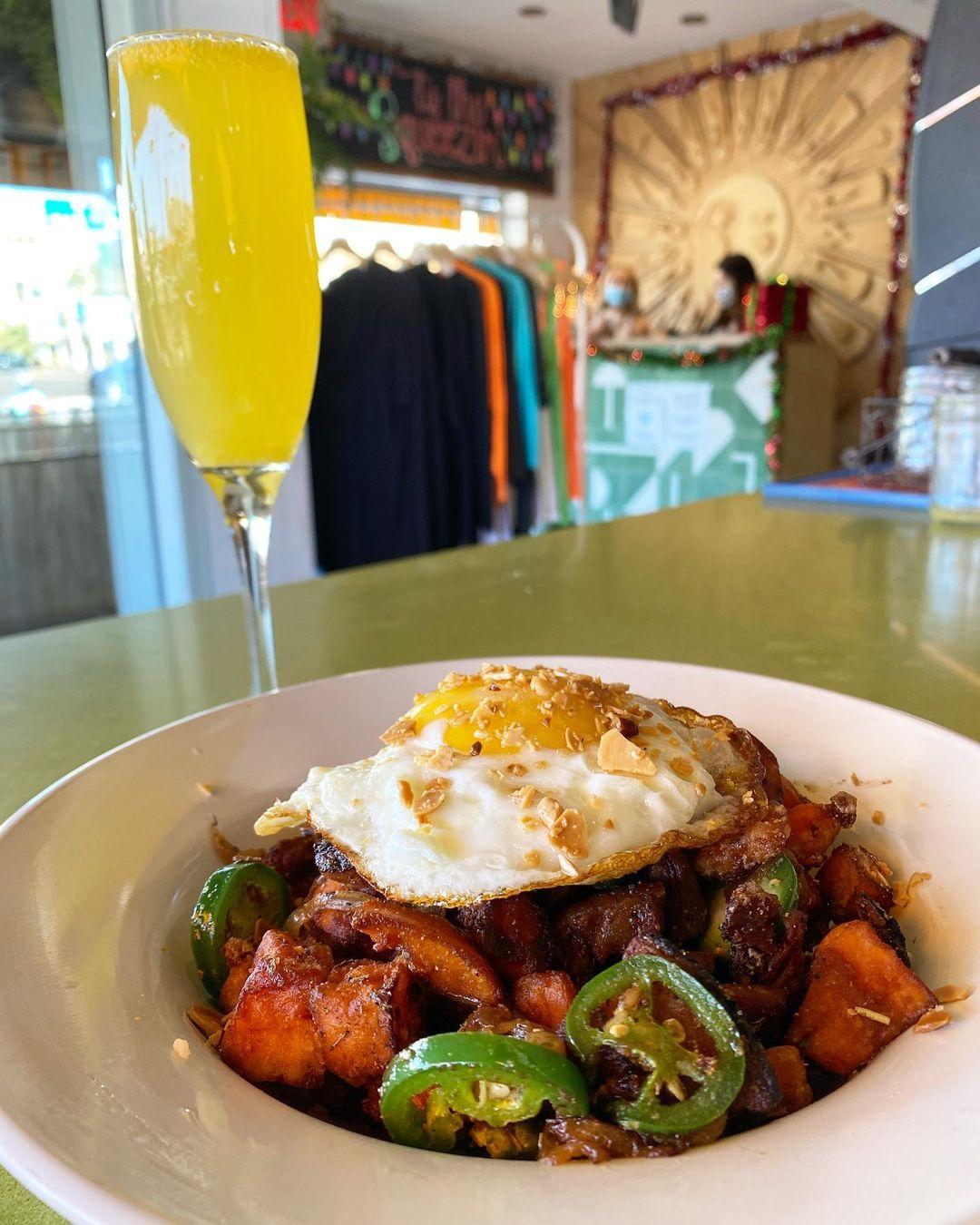 Morning Squeeze menu in Phoenix, Arizona, USA