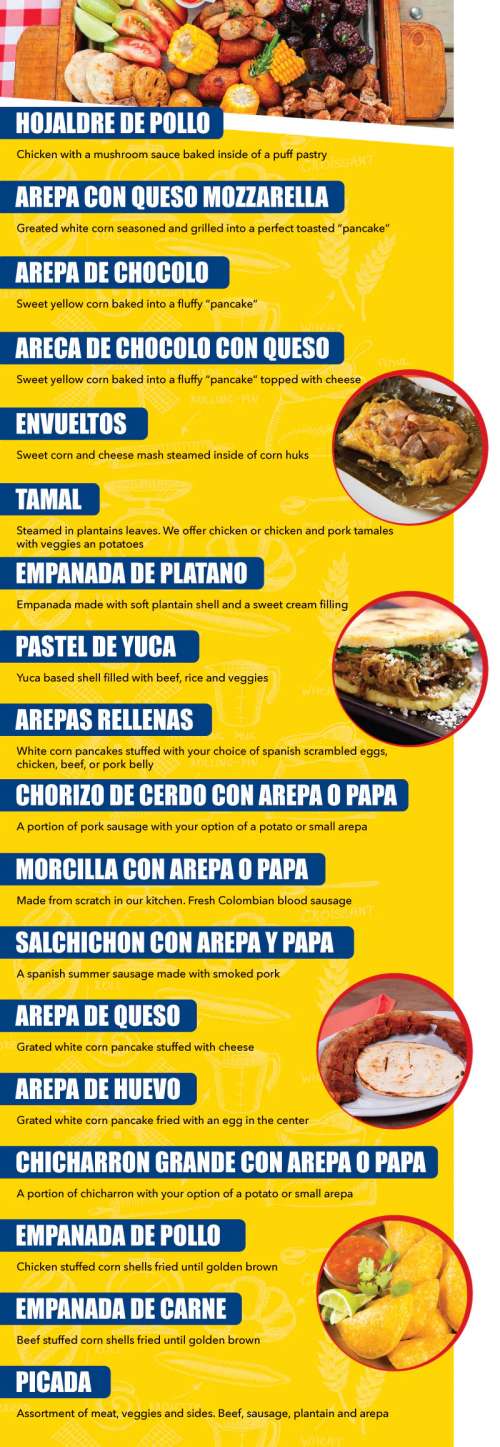 La Espiguita Bakery menu in Brentwood, New York, USA