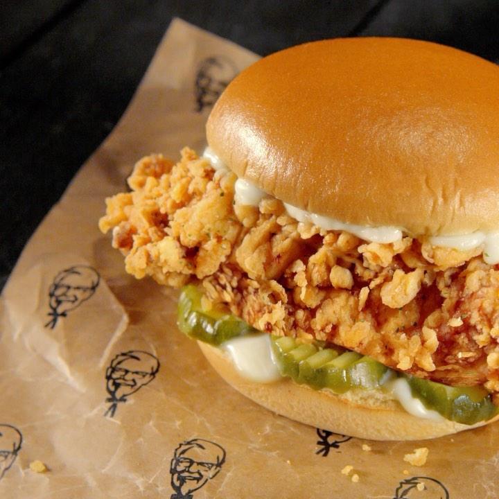 KFC menu in New Minas, Nova Scotia, Canada