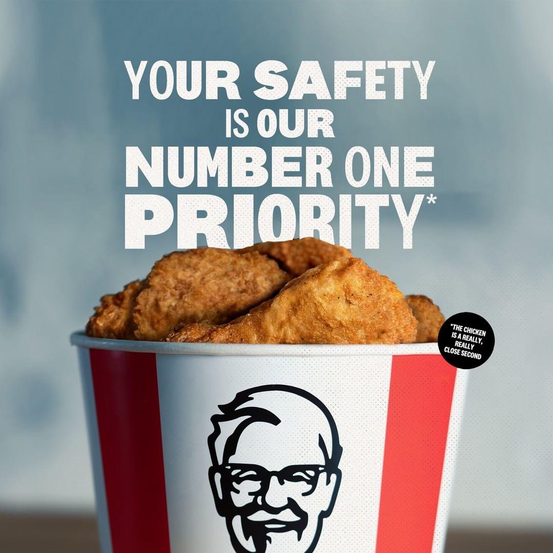 KFC menu in Moncton, New Brunswick, Canada