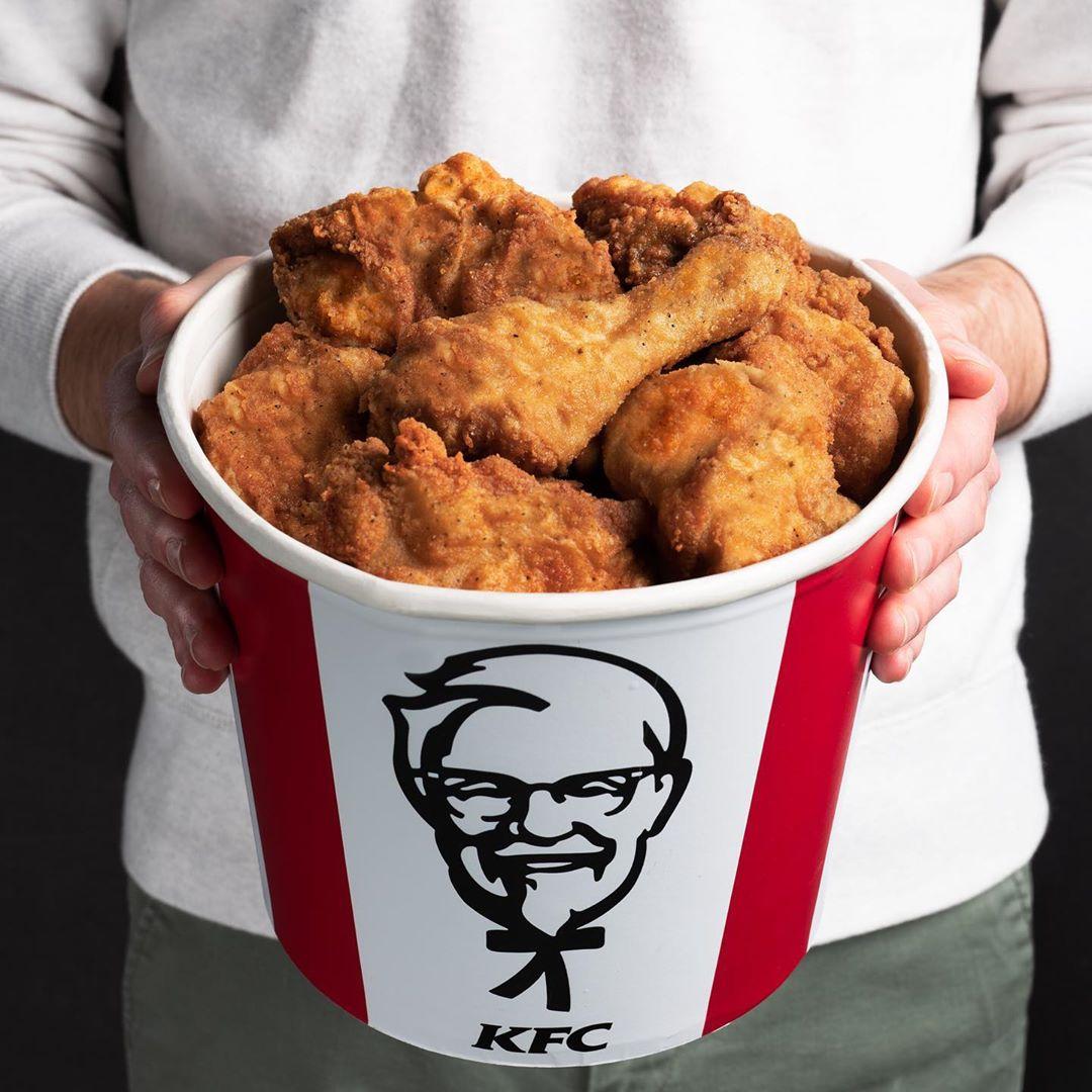 KFC menu in Regina, Saskatchewan, Canada