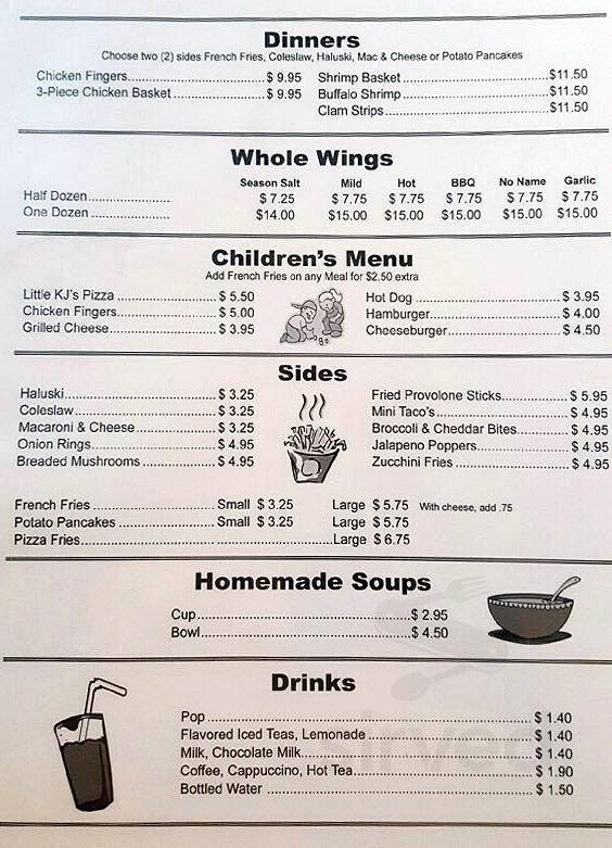Menu for Keith Heinritz Katering in Trafford, PA | Sirved